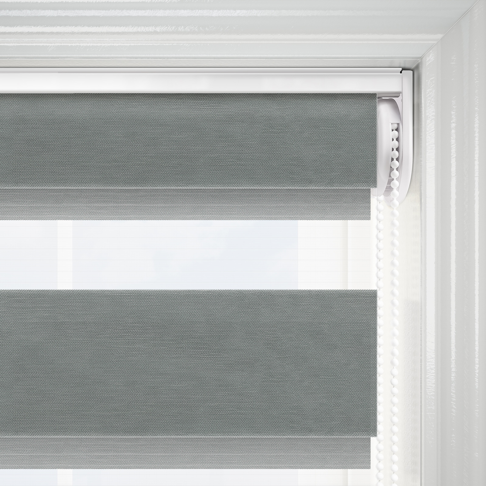 Diffusion Dove Grey Day and Night Blind | Blinds Direct