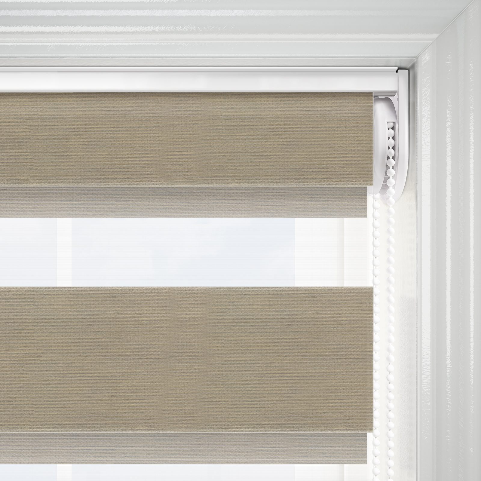 Dixie Taupe Day and Night Blind | Blinds Direct