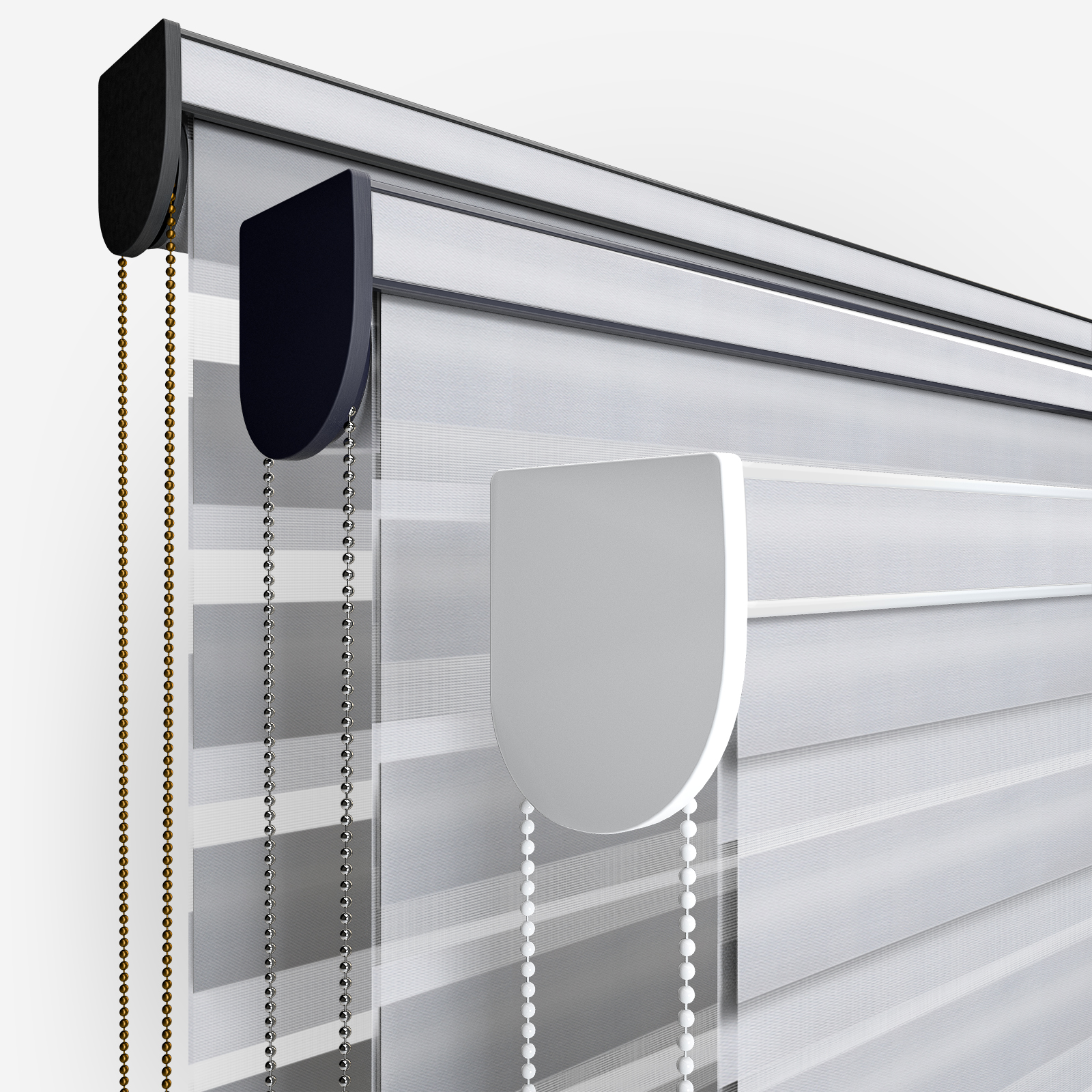 Andorra Chrome Day and Night Blind | Blinds Direct
