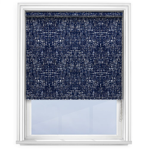 Oxidise Navy Roller Blind | Blinds Direct Ireland